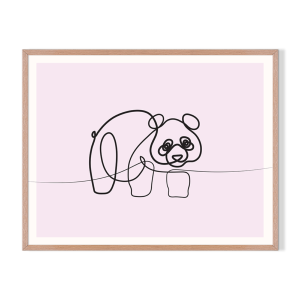 Line Panda | Wall Art | Artist Lane