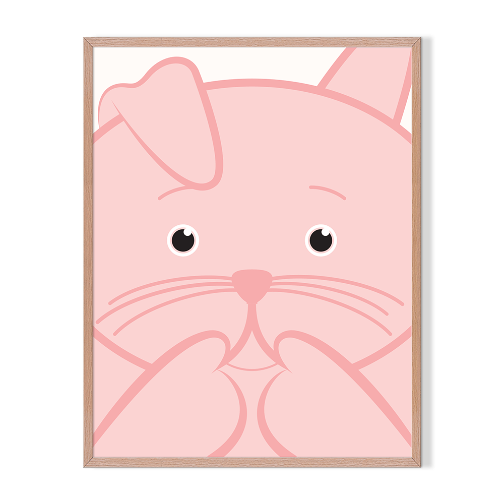 Rabbit Face | Wall Art | Artist Lane