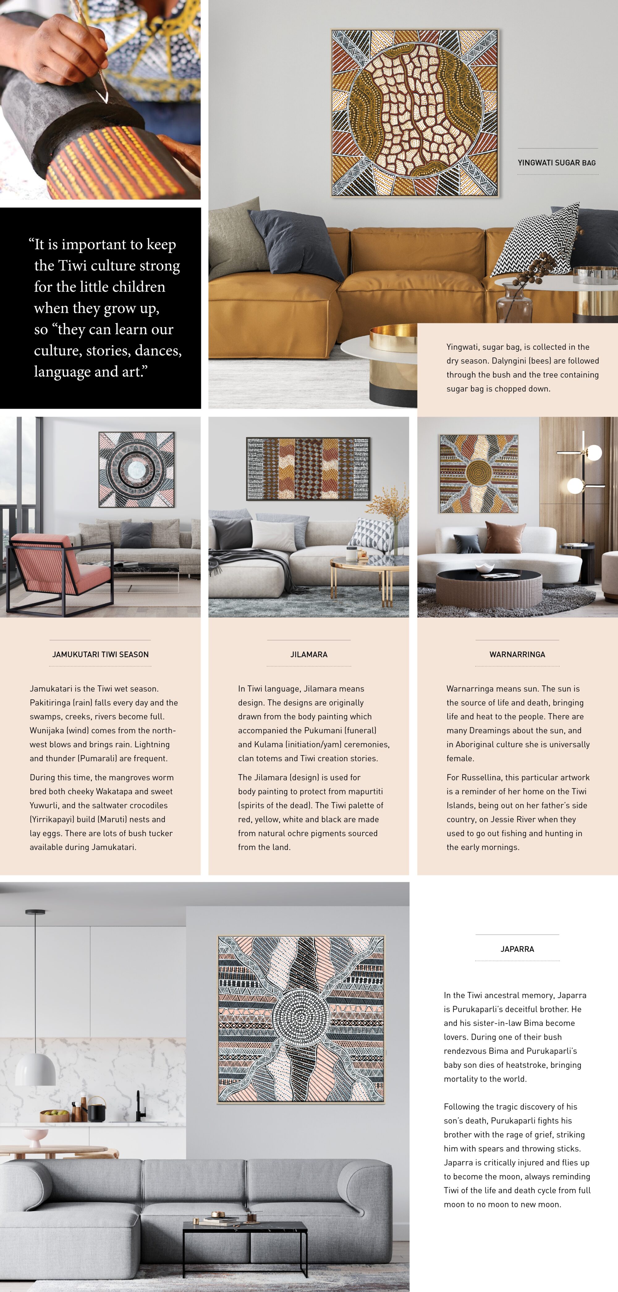 Russellina Puruntatameri talks about her Tiwi heritage | Artist Lane