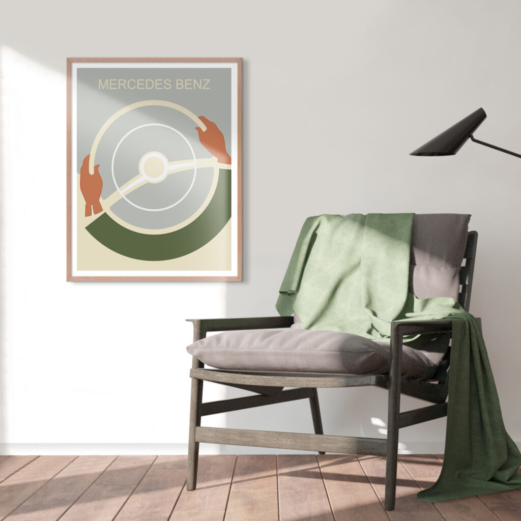 Mercedes Benz | Wall Art | Artist Lane