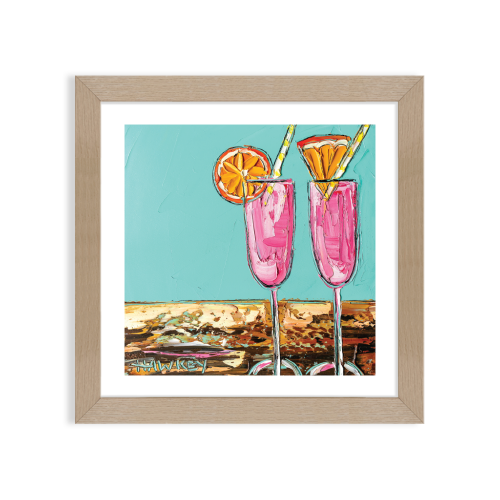 Pink Fizz and Orange | Wall Art | Artist Lane