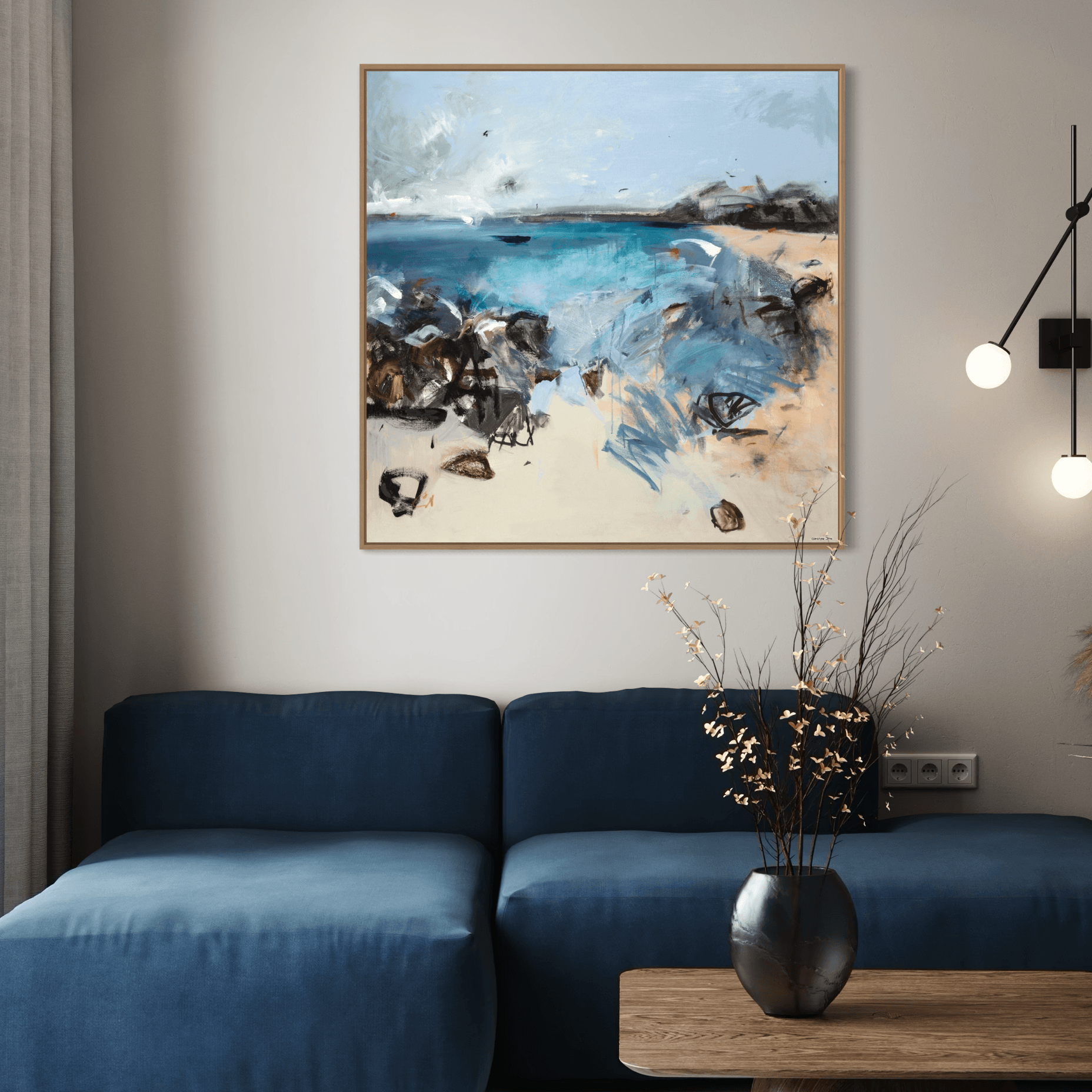 Beachside Tidal | Wall Art | Artist Lane
