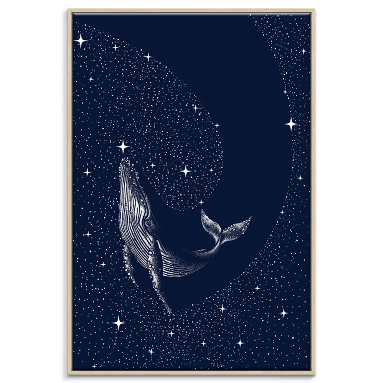 Starlight Whale | Wall Art | Artist Lane