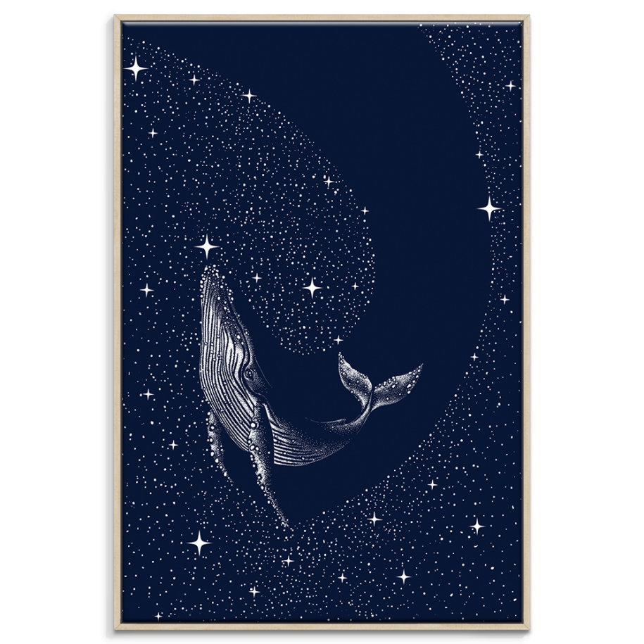 Starlight Whale | Wall Art | Artist Lane