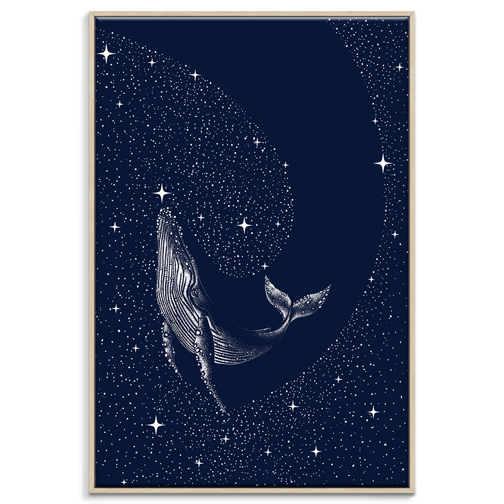 Starlight Whale | Wall Art | Artist Lane